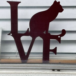 Metal Cat Decor Cat Wall Art Metal Cat Gifts for Cat Lover Gift Women ...