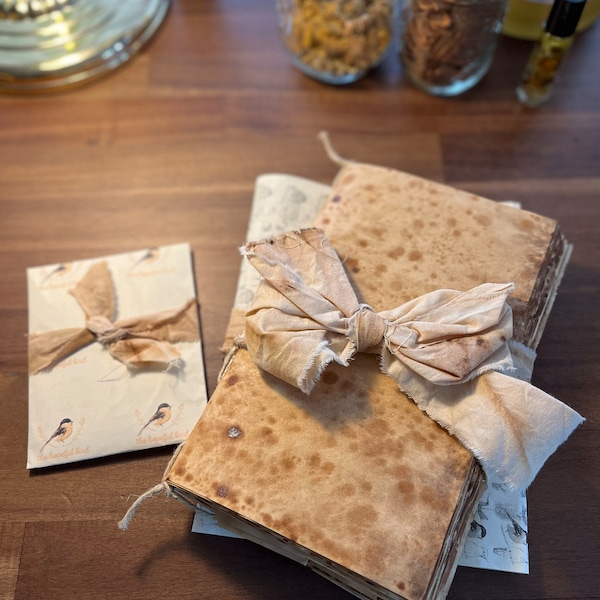 Tea Dyed Paper Journal, Coffee Stained Paper, Grit and Hope Journal ...