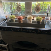 Wildflower Table Centerpiece Kitchen Decor Farmhouse Rustic Mason Jar ...