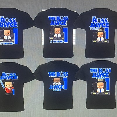 Boss Baby 1st Birthday Ready to Print Files PNG, Grandma, Grandpa ...