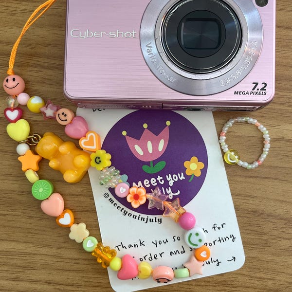 Custom Beaded Keychain Personalized Y2K Keychain Bag Charms Colorful ...