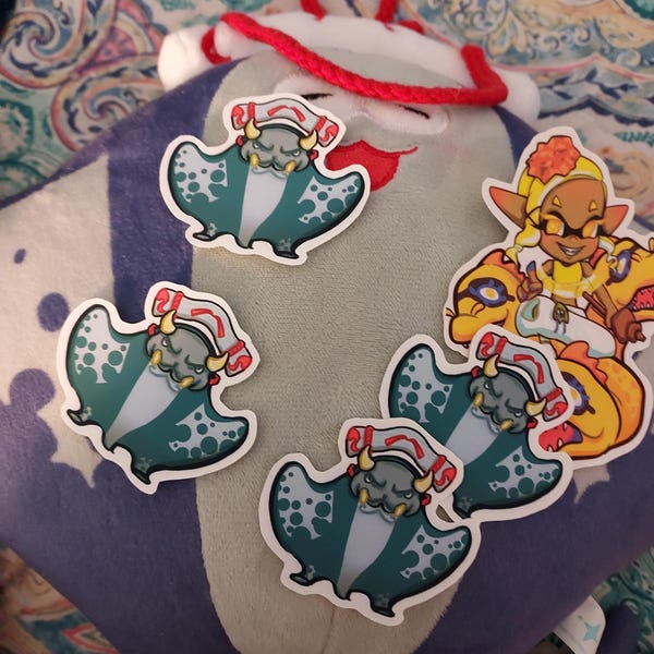 Chibi Revali Vinyl Sticker | Legend of Zelda Breath of the Wild Age of ...