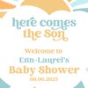 Late Night Diapers Sign, Blush Floral and Gold Shower, Decorate a ...