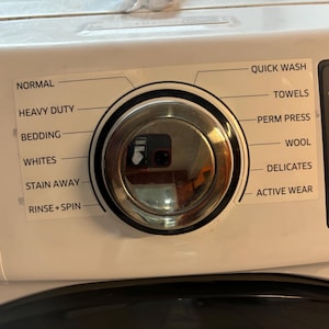 Samsung Model WF45T6000AV Washer Sticker Sheet Labels / Decals for ...