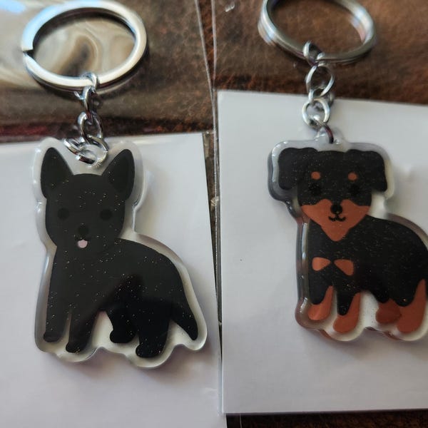 Rainbow Stag Beetle Green Insect Bug Keychain Cartoon Chibi Pet Art ...