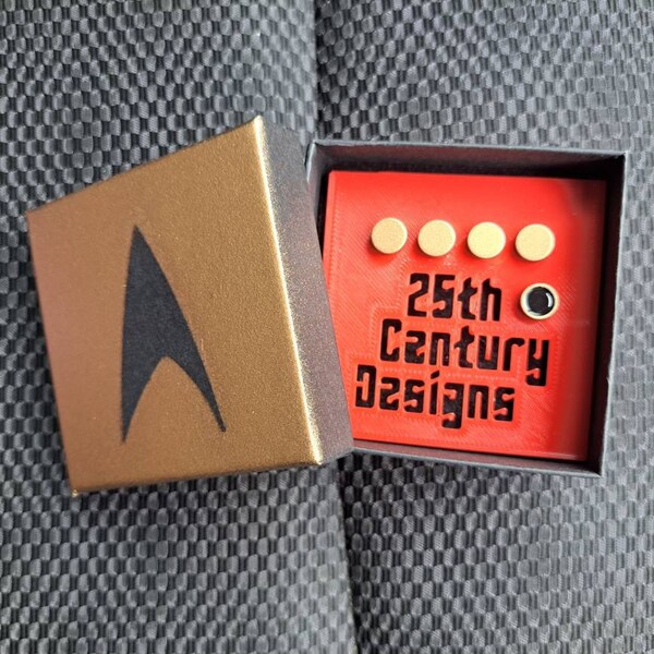 Magnetic Star Trek Rank Pips Set From DS9, TNG, Voyager & Lower Decks ...