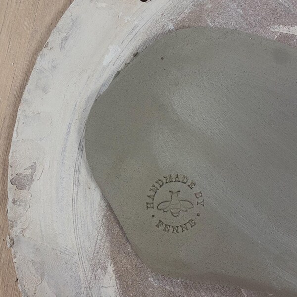 Custom Clay Signature Stamp, Monogram Pottery Stamp, Ceramic Stamp for ...