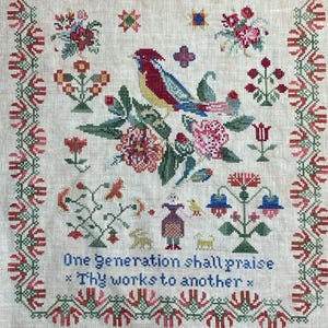 Kate Atkinson 1872 - Reproduction Sampler (PDF) - Etsy