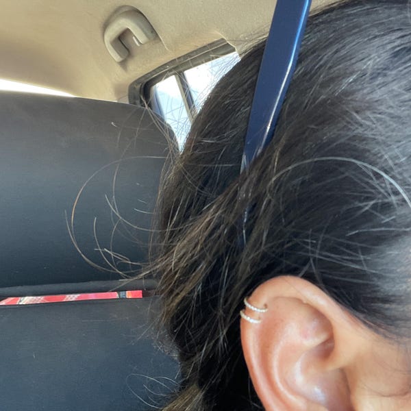 FAKE Tragus Piercing Fake Nose Ring Fake Piercing Fake Nose Piercing ...