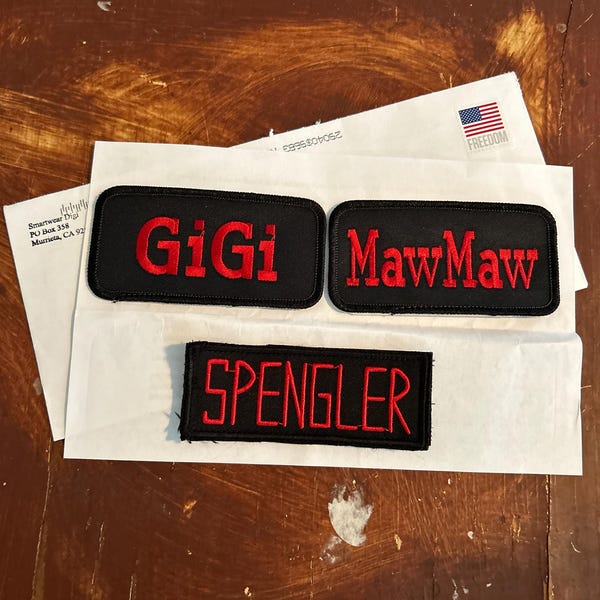 Custom personalized Embroidered Name Tag/ Embroidered Name Patch ...