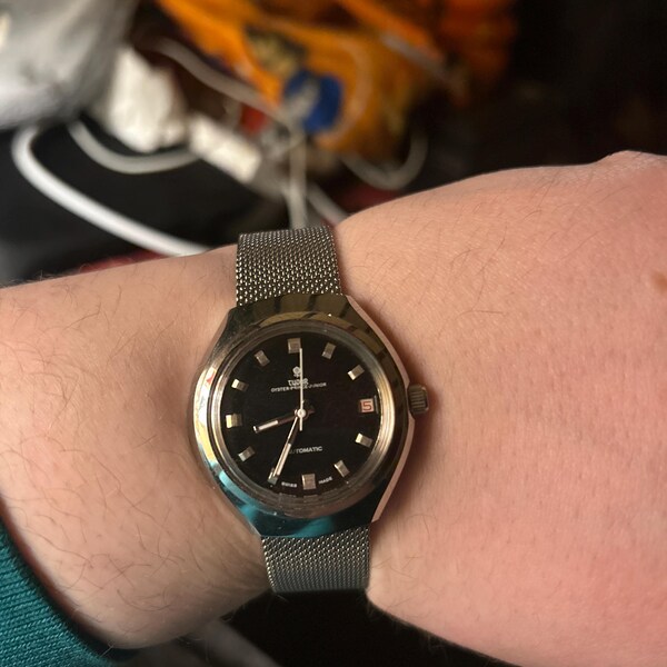 Rare Vintage Oris Silver Dial Hand Winding FHF Movement ST-96 Swiss ...