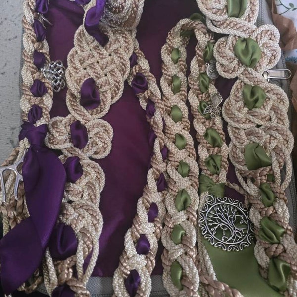 Handfasting Cord Celtic 'nine Knots' Design Serch Bythol Custom ...