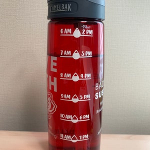 Custom Water Timeline Vinyl Decal Sticker Daily Water Tracker Sticker ...