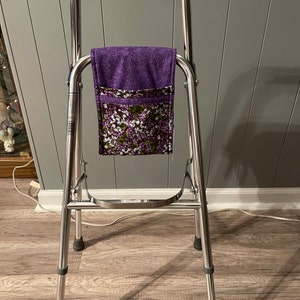 Walker Bag Mini Lilac Lavender Garden for Walker, Rollator, or Hemi ...
