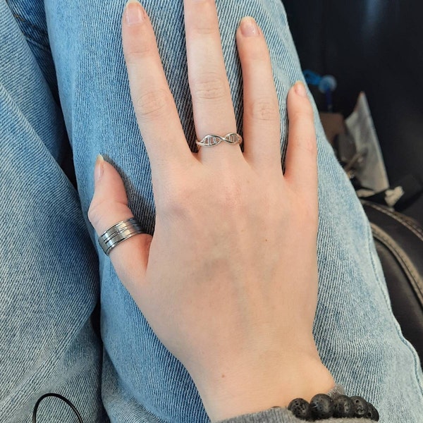 Gold Dna Ring-dna Ring-science Ring-chemistry Ring-molecule Ring ...