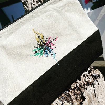 Compass Rose Embroidery Design,compass Rose Embroidery File,compass ...