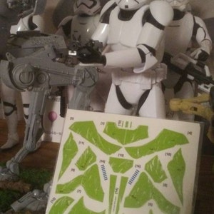 1/12 Captain Rex Snow Gear Waterslide Decal Sheet - Etsy UK