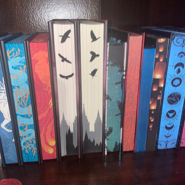 Ruthless Vows Sprayed Stenciled Edges Book - Etsy
