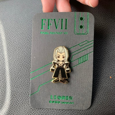Final Fantasy VII Remake / FF7R Polygon Hard Enamel Pin - Etsy