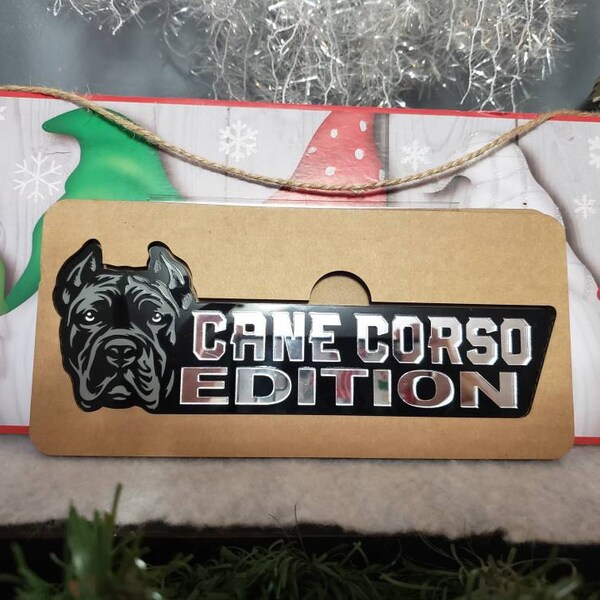 Pittie Edition Car Badge, Black and White - Etsy