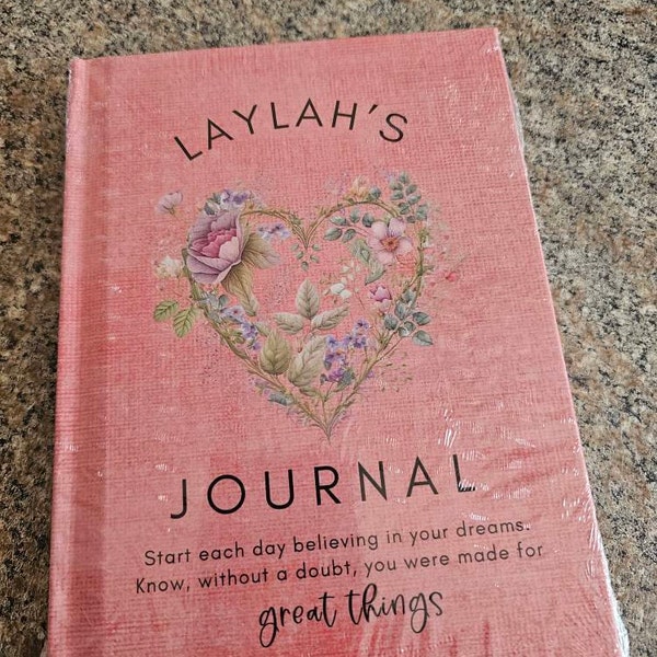 Teenage Girl Gifts, Personalized Journal Custom Name Notebook, Teen ...