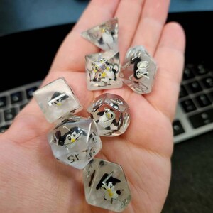 Purple Turtle Dice Set Transparent With Light Purple Turtle - Etsy