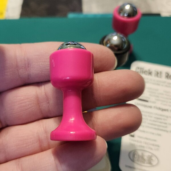 Orb-it Spring-loaded Roller Fidget Toy Stainless Steel Ball - Etsy