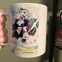 Cyberpunk Edgerunners Mug, Edge Runners DAVID & LUCY Neon Mug ...