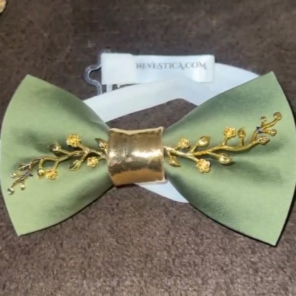 Black and Gold Satin Butterfly Bow Tie, Formal Black Bowties for Men Bowtie, Wedding Groom ...