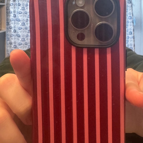 Blue Pinstripe Phone Case | Classic Striped Design | Simple & Cute ...