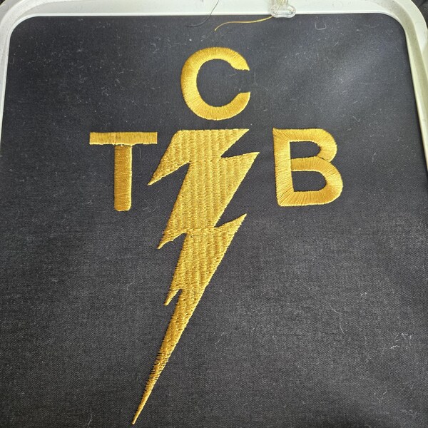 Elvis TCB Band Inspired Logo Embroidery Design - Etsy