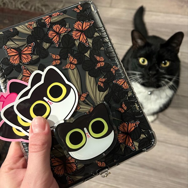 Sticker Sheet | Spooky Ghost Cat Collage | 5.5x5.5 Inch | Waterproof ...