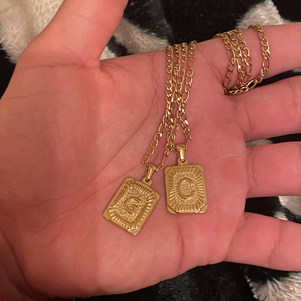 Couple Necklace Set of 2 Multi Initial Necklace Christmas Gifts for ...