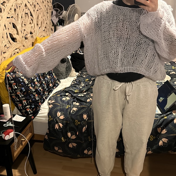 One Size Pattern "stay Home" Knitting Pattern - Etsy