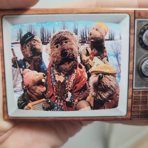 Captain KANGAROO GRANDFATHER Clock TV Fridge Magnet 2" X 3" Saturday ...