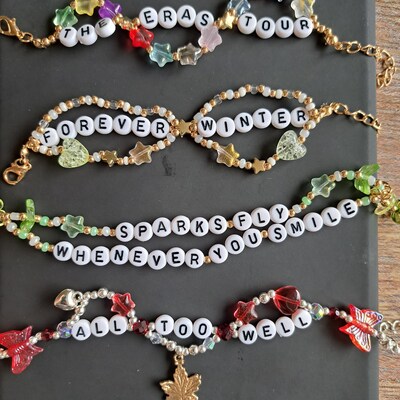 Taylor Swfit Friendship Bracelet 14K Gold Plated Bracelet for Swifty ...