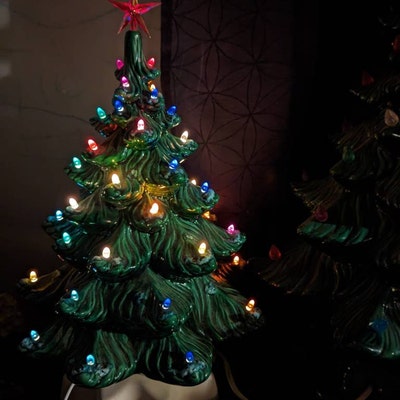 Atlantic A64 Ceramic Christmas Tree With Base Bisque ready to Paint ...