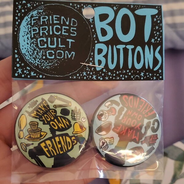 Bot Buttons - Etsy