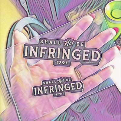 Shall Not Be Infringed Sticker Decal 2nd Amendment Sticker - Etsy