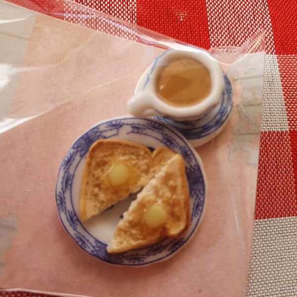 Miniature Breakfast, Miniature Tea and Toast, Miniatures, Tiny Food ...