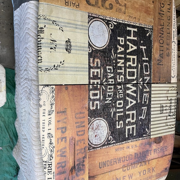 ROYCYCLED Decoupage Paper, Homer Hardware, 21" X 29" Decoupage Paper ...