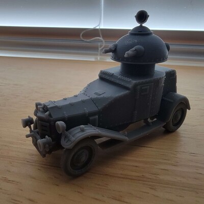 German Ostwind Flakpanzer, World War Two, 28mm/20mm 1/56, 1/72 3D Resin ...