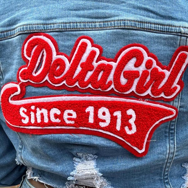 Delta Sigma Theta "1913" Iron-on Chenille Patch - Etsy