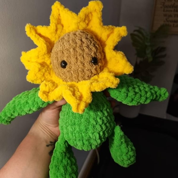 Sunny the Sunflower | Crochet Sunflower Pattern, Crochet, Amigurumi ...