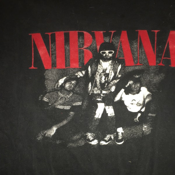 90's Vintage Nirvana Cut off Tshirt - Etsy