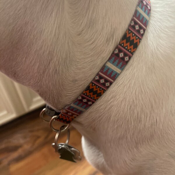 BREAKAWAY Dog Collar - Choose Any Print! Optional Personalized ID ...