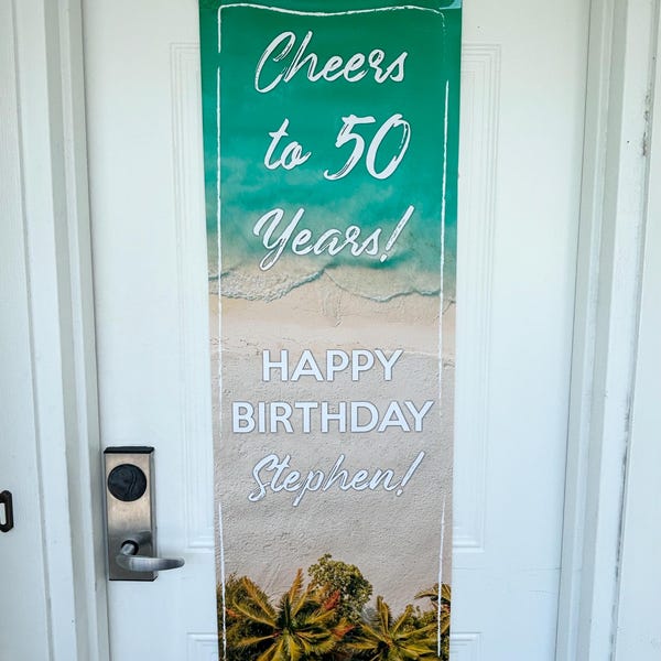 Custom Cruise Cabin Door Banner, Personalized Decor (54" X 18") - Etsy