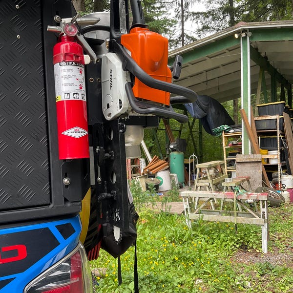 11 Lb Propane Tank Cylinder Mount, Cradle for Camping, Overlanding, off ...