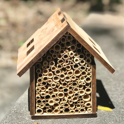 Build Your Own Bee House DIY Mason Bee House Kit Made With Real Wood ...