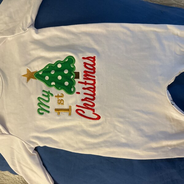 My First Christmas Outfit, Babies 1st Christmas, Newborn Christmas ...